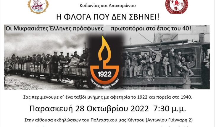 Η ΦΛΟΓΑ ΠΟΥ ΔΕΝ ΣΒΗΝΕΙ ! 1922-1940 ΕΠΕΤΕΙΑΚΗ ΕΚΔΗΛΩΣΗ 28ης ΟΚΤΩΒΡΙΟΥ ...